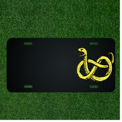 Custom Personalized License Plate With Add Names To Snake Coiled ...