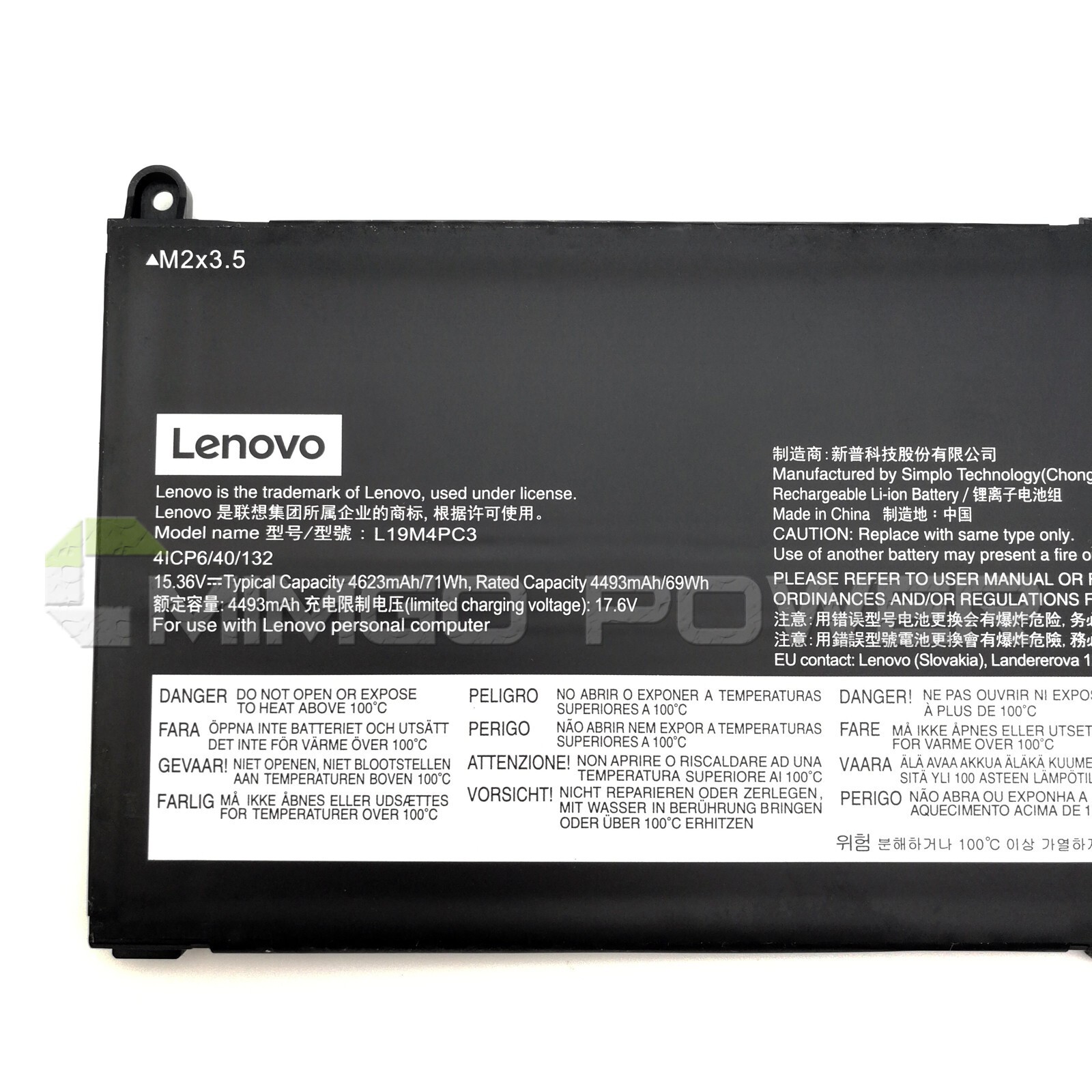 New Genuine L19C4PC3 L19M4PC3 OEM Battery for Lenovo Rescuer Y9000X ...