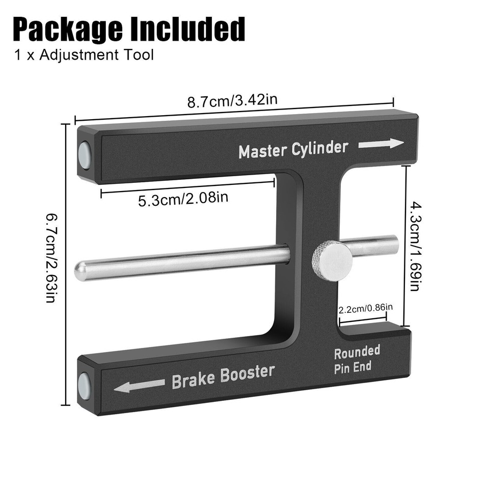 Brake Booster Push Rod Adjustment Tool Master Cylinder PushRod Length ...