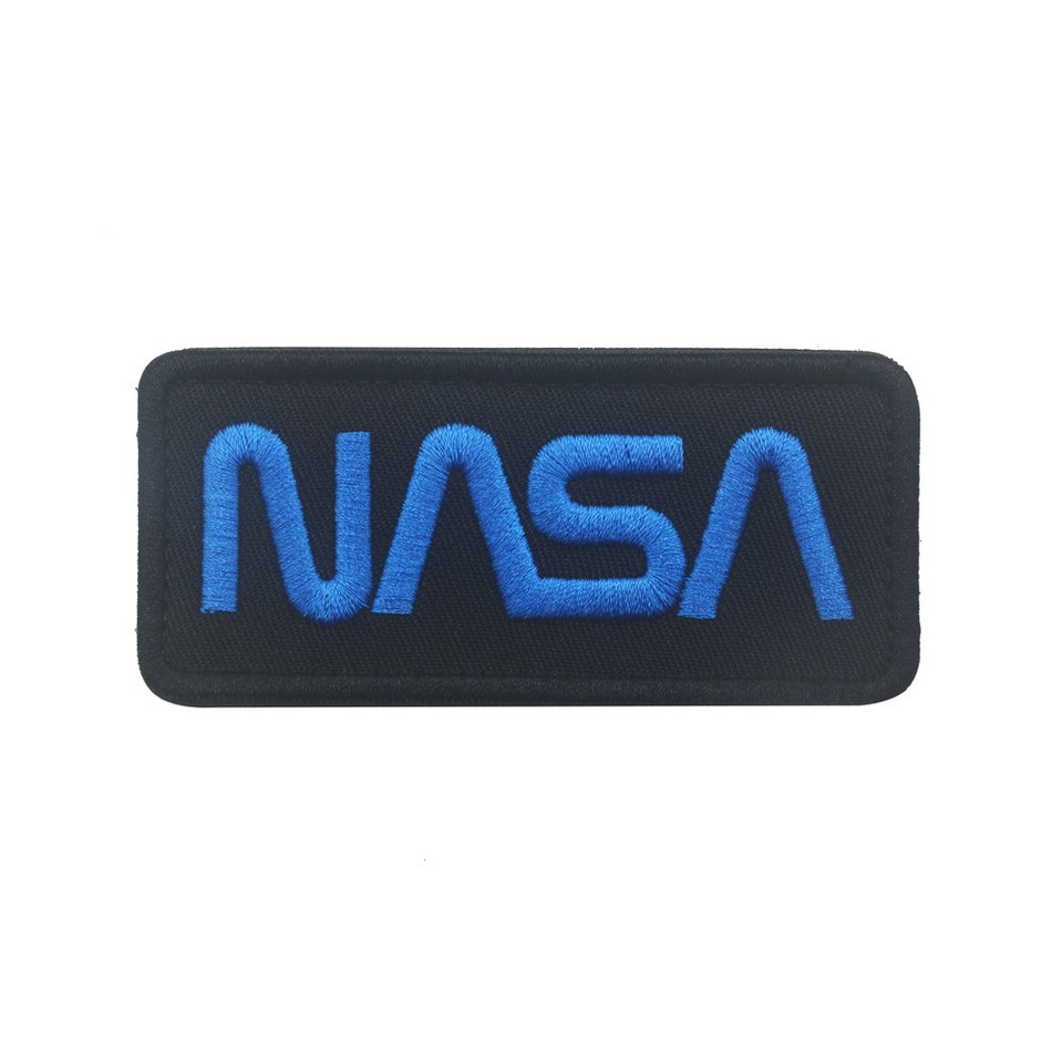 NASA Embroidery Uniform Hook Loop Patch Fastener Badge Armband For ...