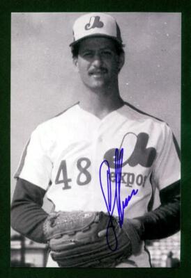 #0687, 4" x 6" Photo Card, Signed-Autographed, Greg Harris, Montreal ...