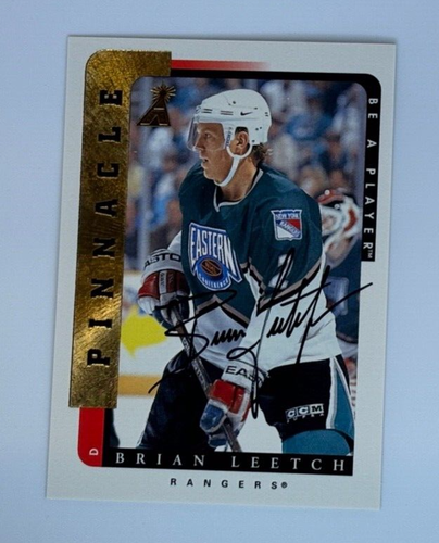 BRIAN LEETCH 1997 PINNACLE GOLD NEW YORK RANGERS | eBay