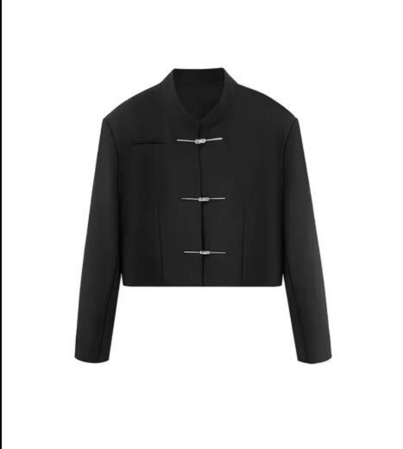 Women Harajuku style button coat Long sleeve jacket suit Japanese | eBay