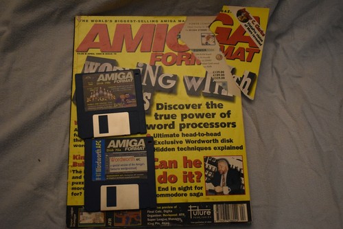AMIGA FORMAT MAGAZINE-April 1995-issue 70 with cover disk's | eBay UK