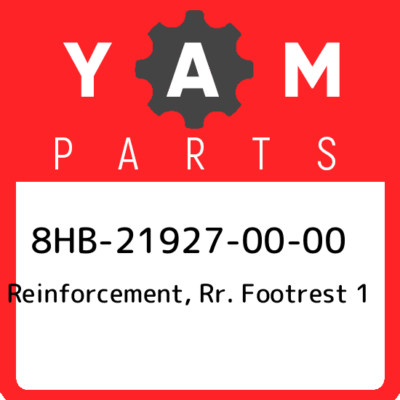 8HB-21927-00-00 Yamaha Reinforcement, rr. footrest 1 8HB219270000, New ...