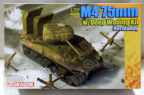Dragon Models 1:72 M4 Sherman 75mm Tank W/Deep Wading Kit Normandy | eBay