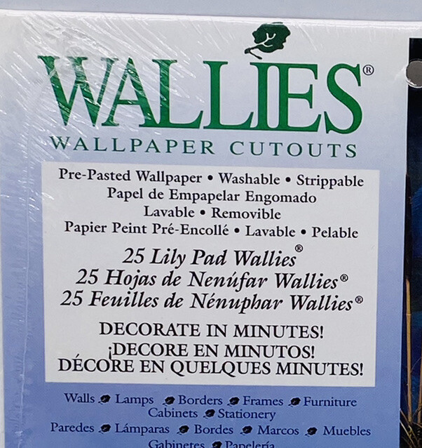 Wallies 25 Lily Pad Wallpaper Cutouts #12094 New Walls Borders ...