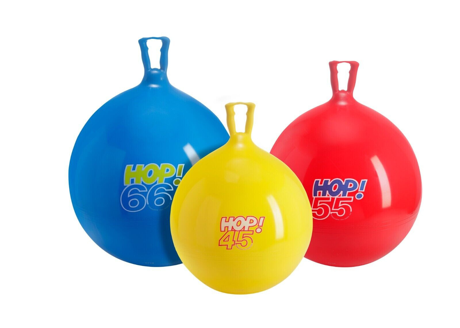 Gymnic Children's Bouncing Hippity Hop 45 Ball Yellow 18" diameter ...
