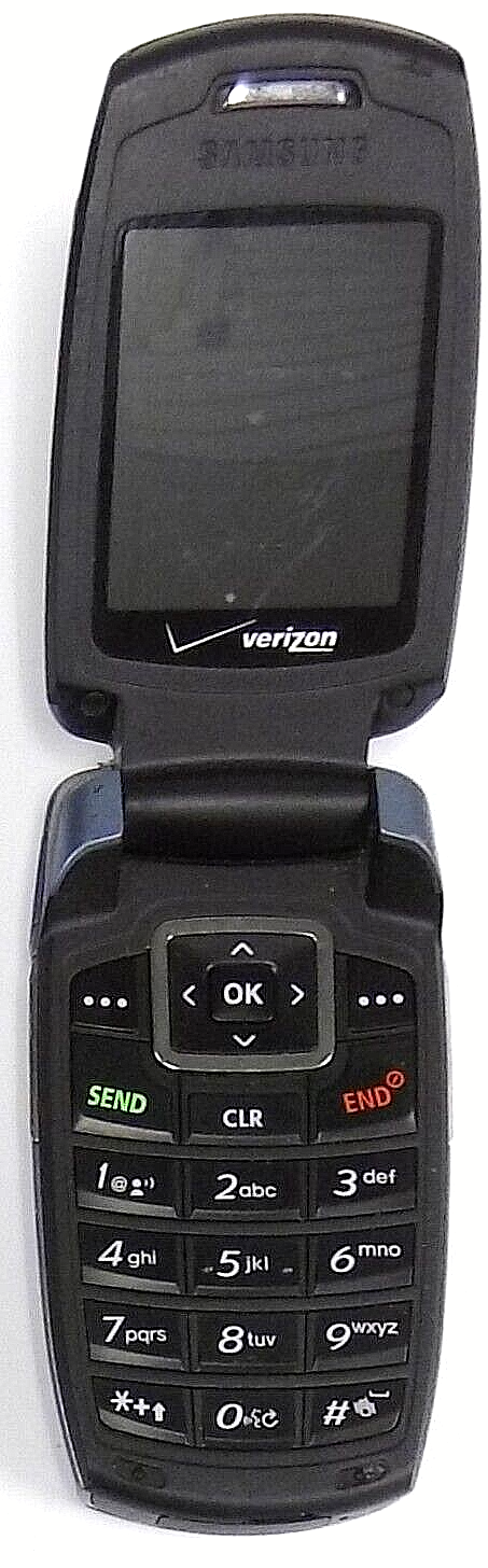 Samsung Snap SCH-U340 - Blue and Black ( Verizon ) Cellular Flip Phone ...