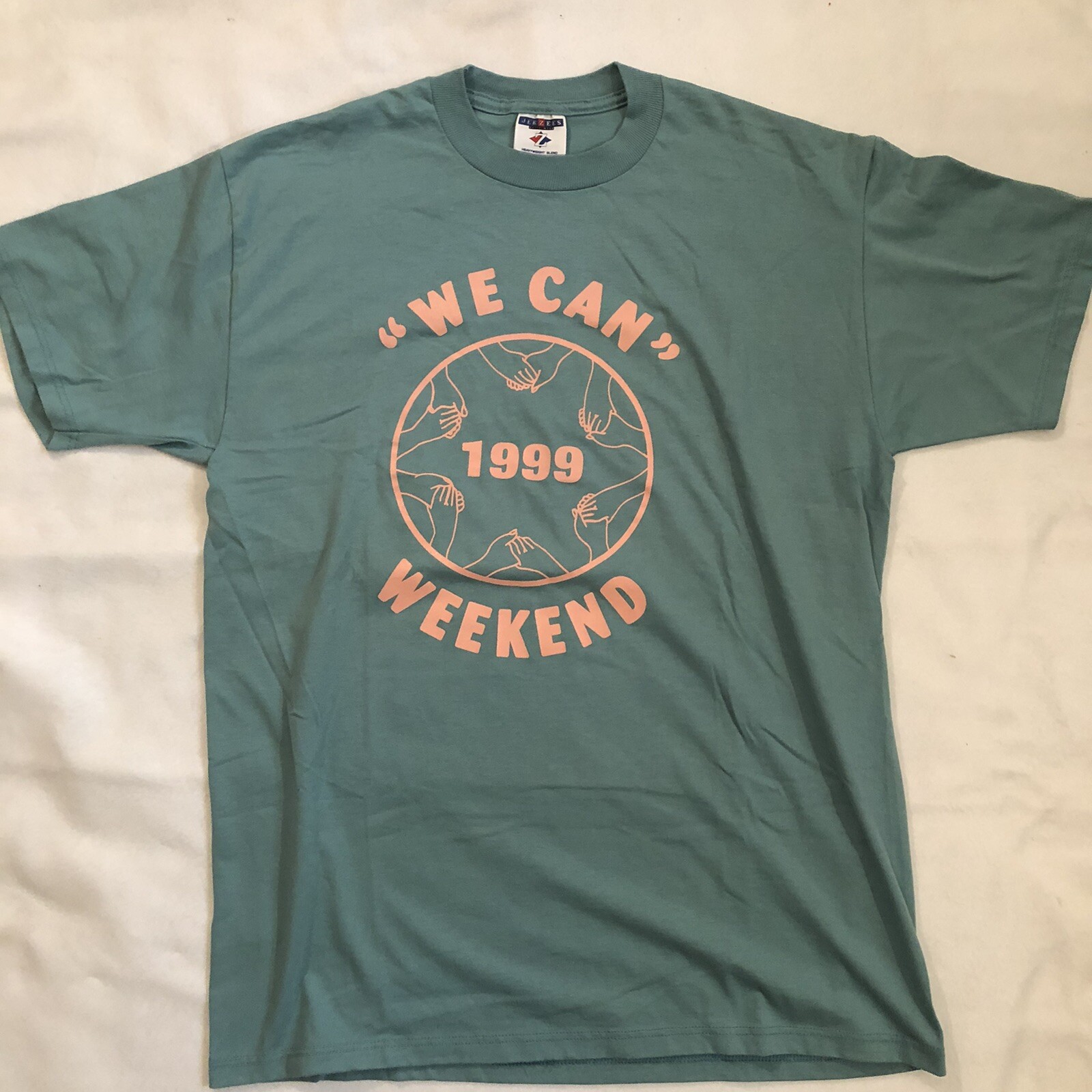 Vintage 1999 We Can Weekend T Shirt Size Large 90s VTG JERZEES | eBay