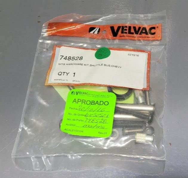 VELVAC 748528 MTG HARDWARE KIT For Chevy Shuttle Bus | eBay