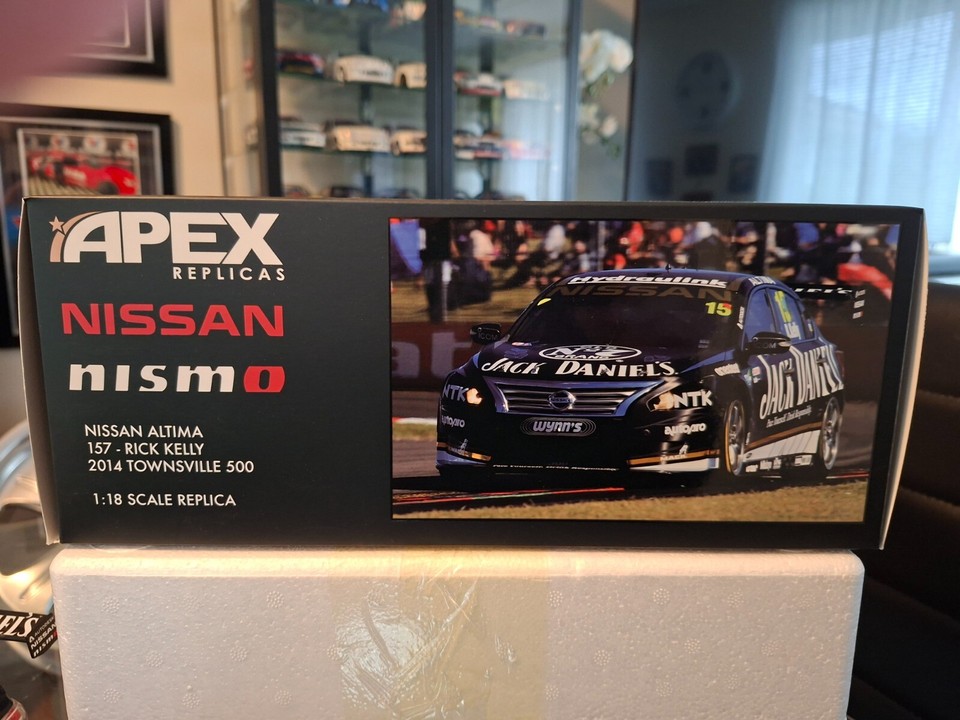 1/18 APEX NISSAN ALTIMA RICK KELLY JACK DANIELS TOWNSVILLE 300TH RACE ...