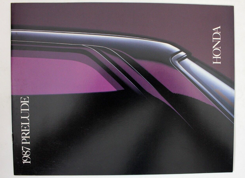 1987 Honda Prelude Dealer Brochure