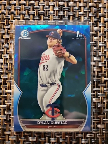 2023 Bowman Chrome Sapphire Dylan Questad 1st BDC-25 Prospect Twins | eBay