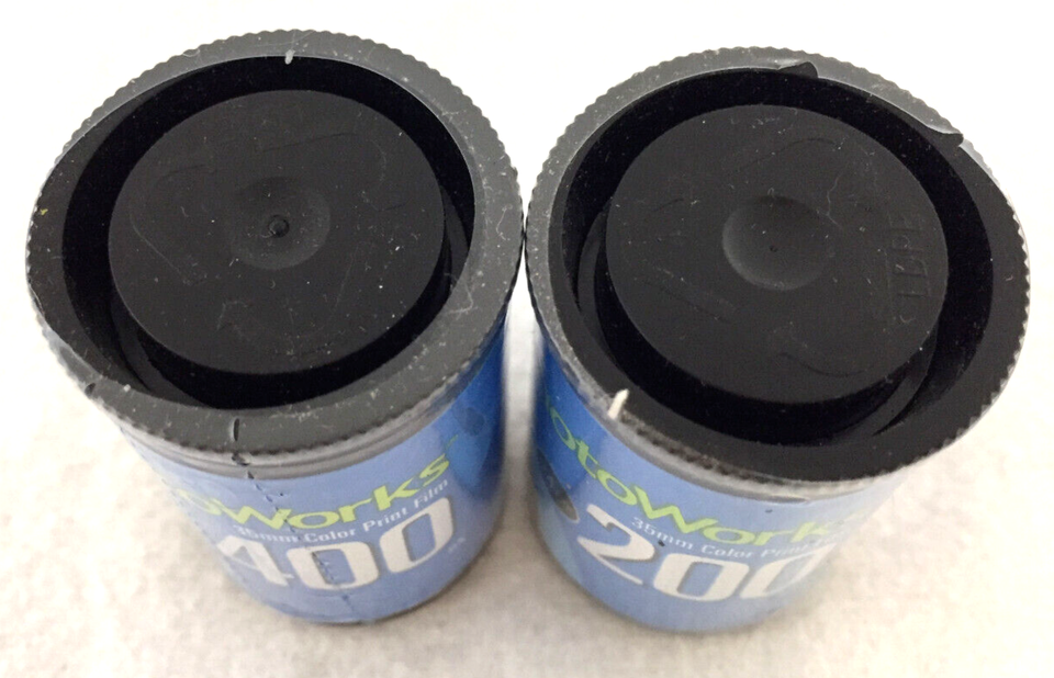 Photoworks 200 & 400 ISO 35mm 24 Exposure Film Sealed Note: Develop By ...