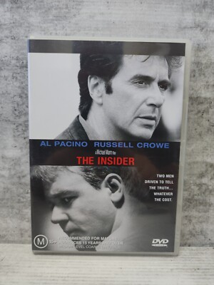 The Insider (1999) Region 4 DVD - Al Pacino, Russell Crowe 9398520685038 | eBay Australia