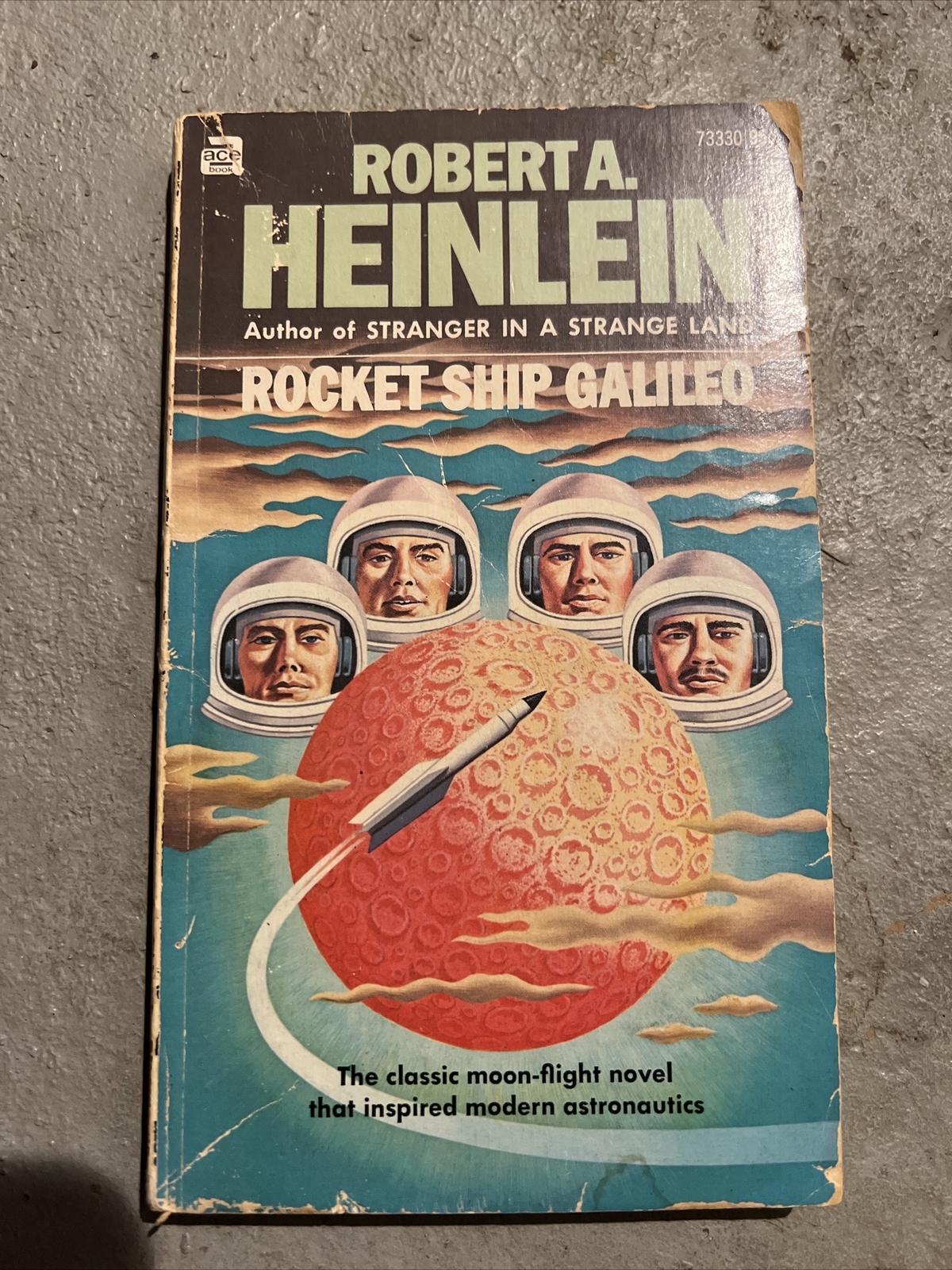Rocket Ship Galileo Robert A Heinlein vtg 1st First Print Ace paperback ...