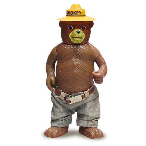 Figure Doll Vintage Doll Smokey Bear Sofubi Doll 1970 Vintage Rare ...