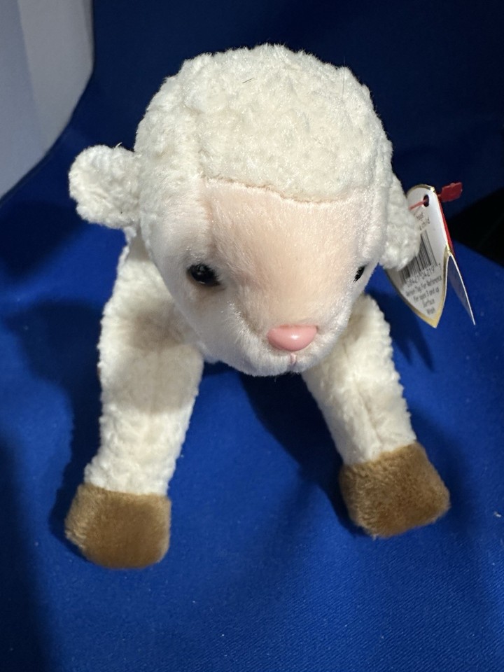 TY BEANIE BABY - EWEY THE SMILING LAMB | eBay
