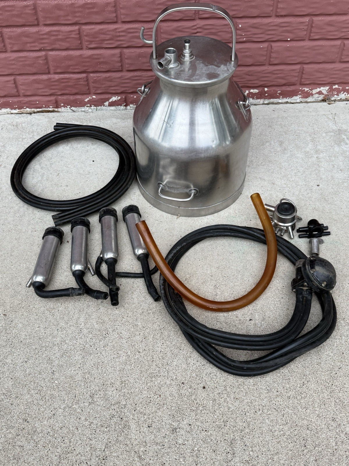 DeLaval Stainless Milking Machine Dairy Cows Goats Farm With SHOWN ...