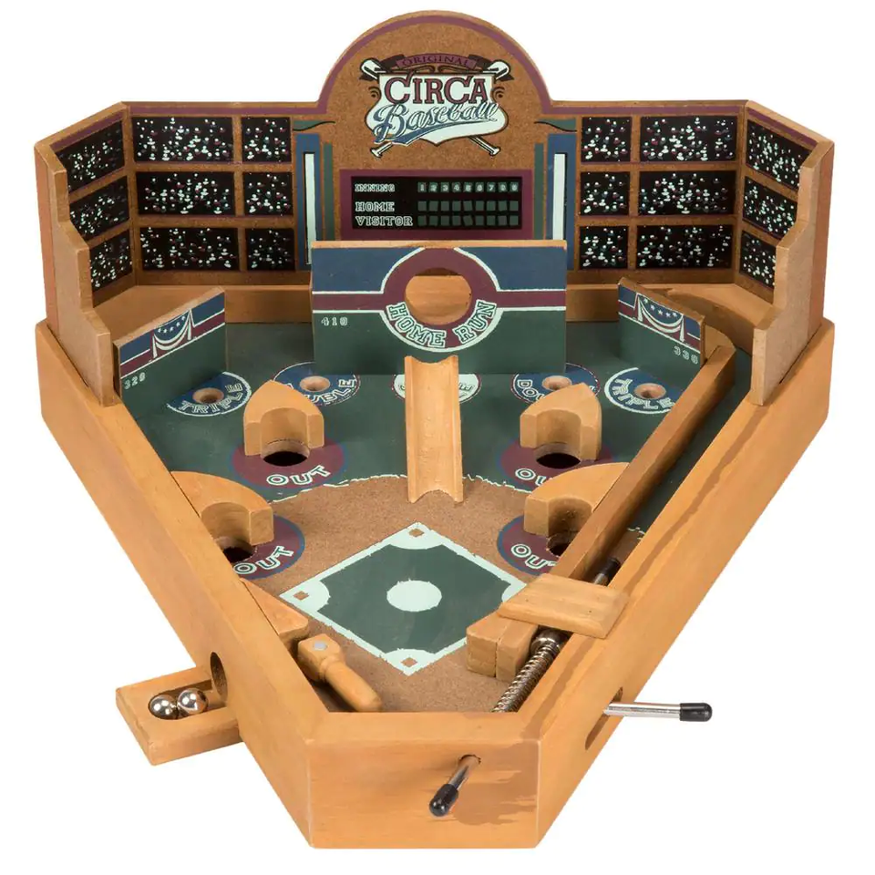 Tabletop Baseball Pinball Game | eBay