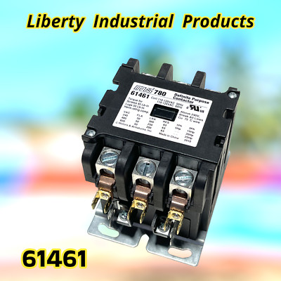 Mars 780 3-Pole Definite Purpose Contactor 50 Amps, 120 Volts coil ...