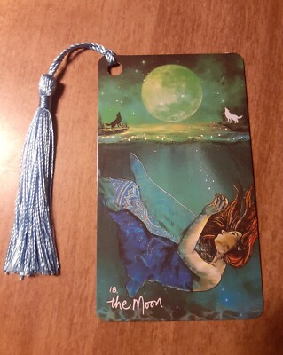 The Moon- Light Seer Tarot Bookmark Oracle Card Art Deck Gift, Purified ...