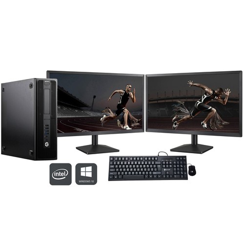 HP Z240 SFF Computer PC Intel i5-6500 32GB 1TB SSD With Dual (2)20 ...