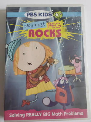 PBS KIDS Peg + Cat Peg Rocks DVD Solving Really Big Math Problems ...