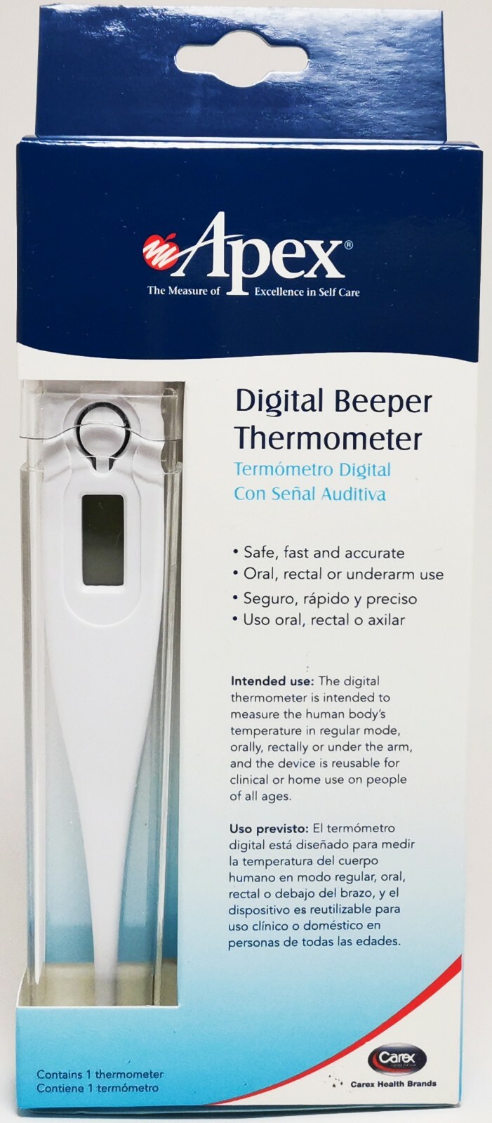 Thermometer APEX Digital Beeper Rectal, Underarm, Oral- | eBay
