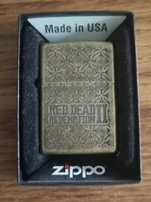 Official Red Dead Redemption 2 Brass Zippo Lighter Rockstar Games Ps4 ...