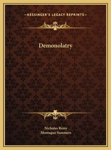 Demonolatry by Nicholas Remy: Used 9781169742413| eBay