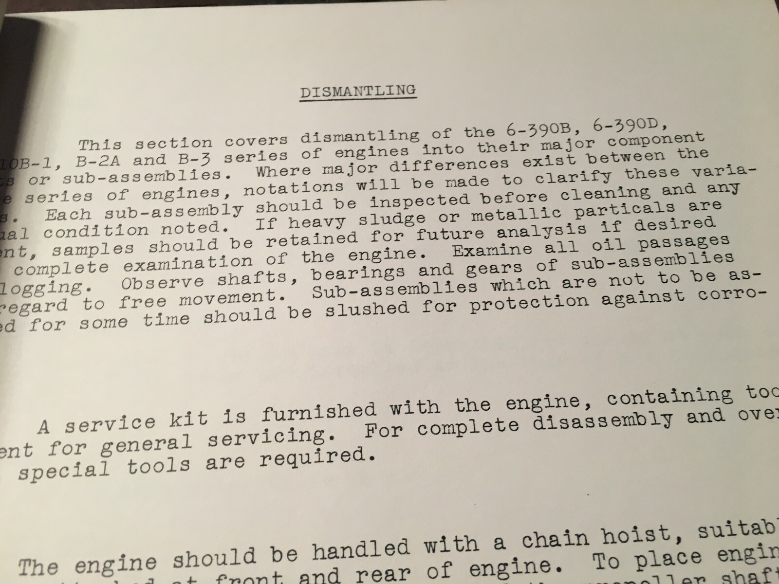 Original Fairchild Ranger 6-390B, 6-390D, 6-410B-1/2/3 Engine Service ...