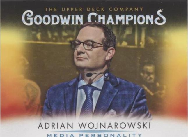 2021 Goodwin Champions - Horizontal Blank Back #67 Adrian Wojnarowski ...