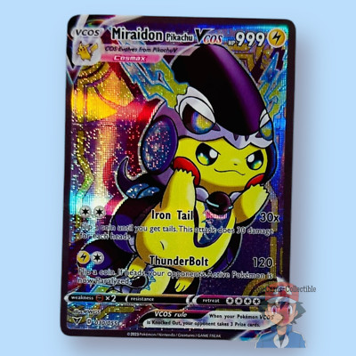 Pikachu Miraidon Poncho Cosplay Pokemon Cute Doujin ACG HOLO Card ...
