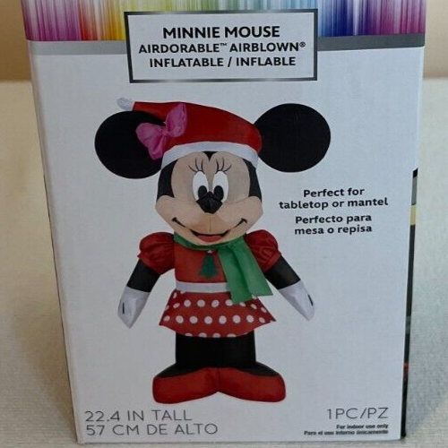 Minnie Mouse 20.8" Tall Inflatable Disney Magic Holiday New Blow Up | eBay
