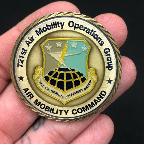 721st Air Mobility Operations Group Air Mobility Command Challenge Coin ...