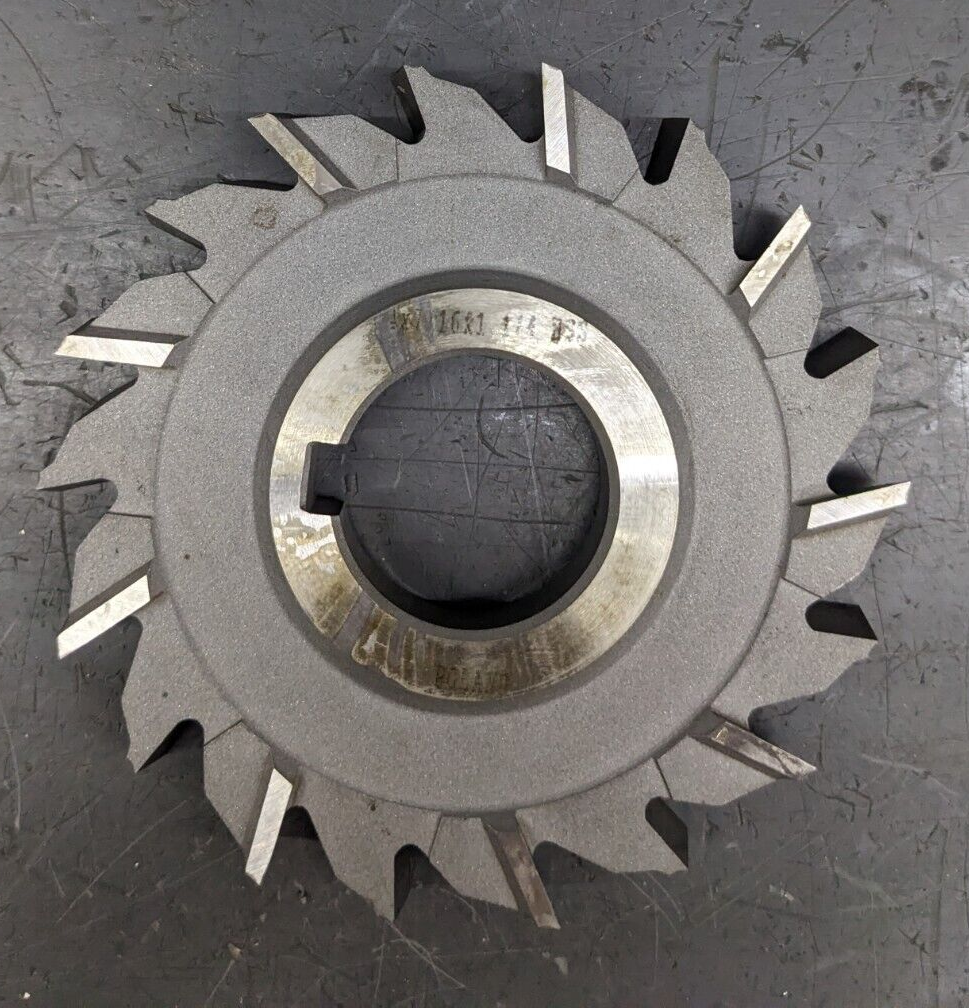 Dolfa Staggered Tooth Side Milling Cutter 4" x 7/16 x 1-1/4 HSS 5-709 ...