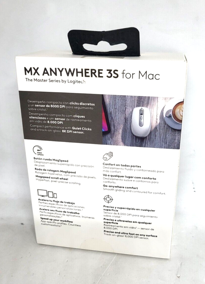 Logitech MX Anywhere 3S for Mac Wireless Mouse Grey | eBay Australia