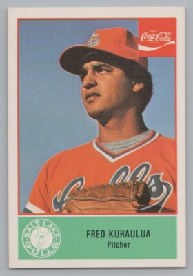 Fred Kuhaulua 1977 Cramer Salt Lake Gulls Coke #12 Minor League | eBay