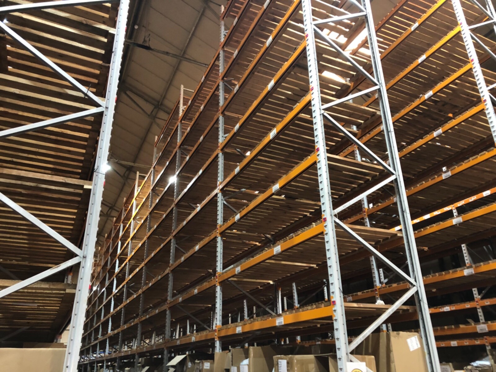 HEAVY DUTY WAREHOUSE PALLET RACKING Upright 8m x 1050mm Beams 2.7m plus ...