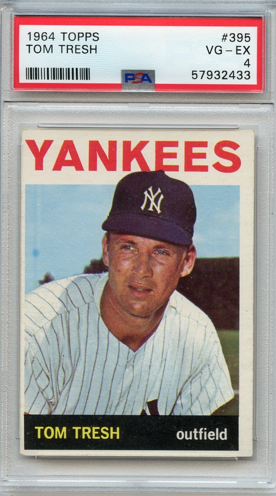 1964 Topps Tom Tresh New York Yankees #395 🚀😳💥 PSA Graded 4 | eBay