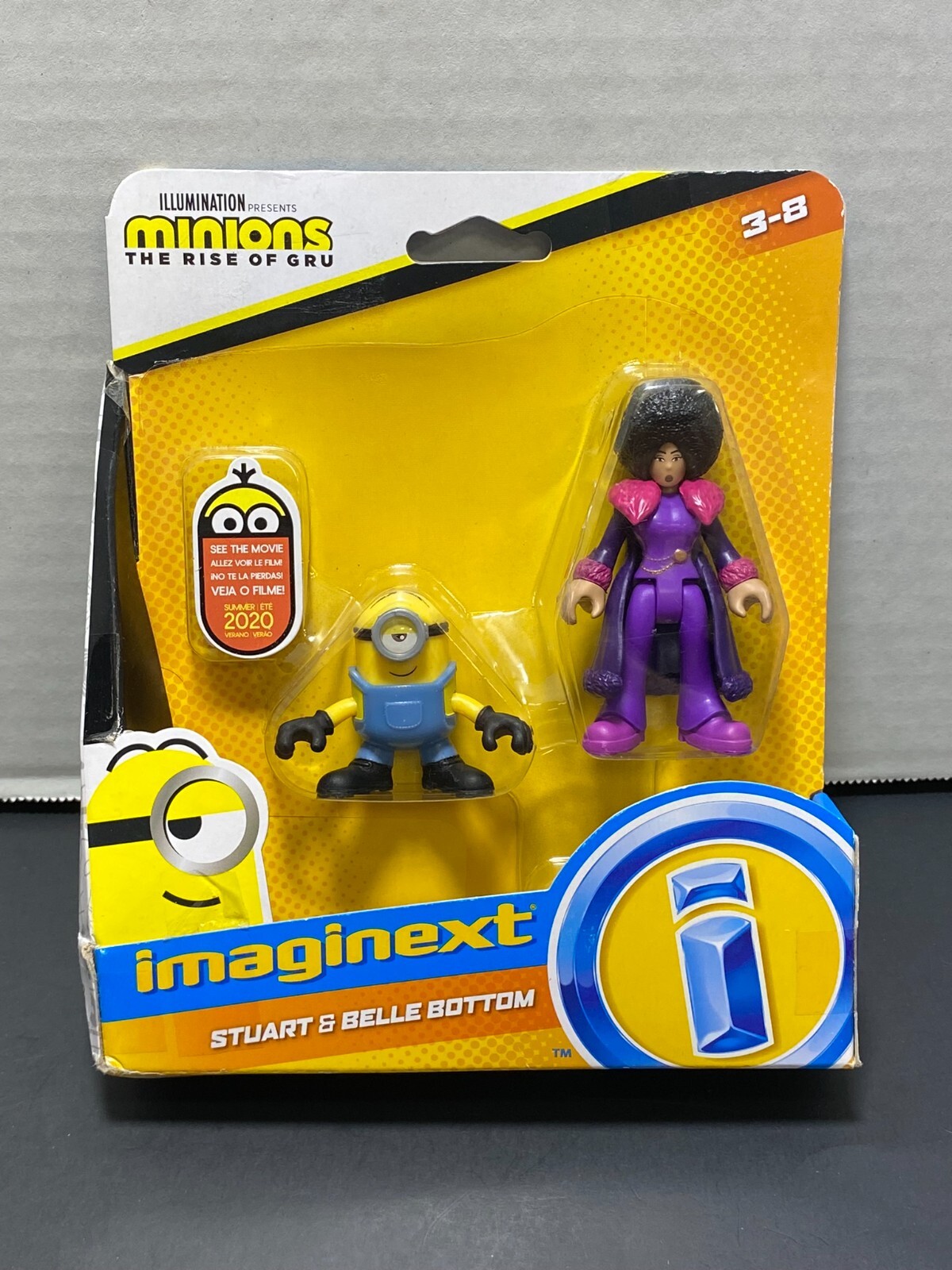 Imaginext Minions The Rise Of Gru Stuart & Belle Bottom Despicable Me ...