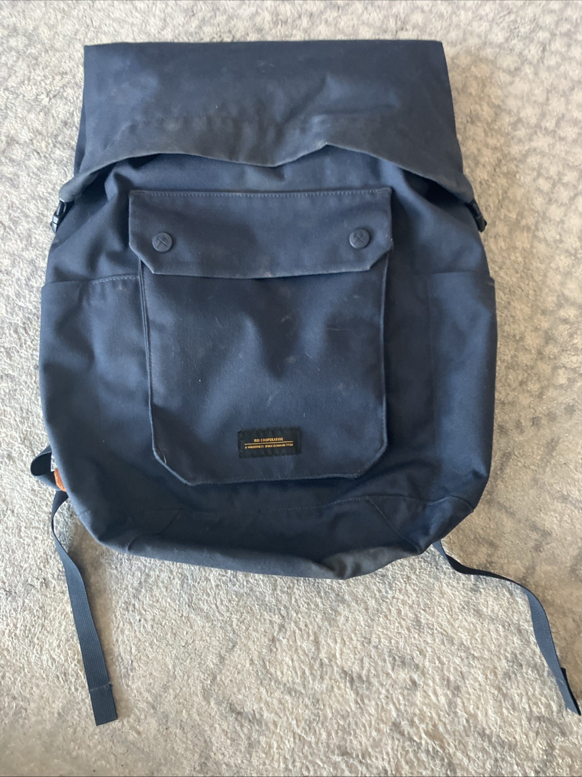 REI Co-Op Canvas Messenger Backpack Navy Blue - Gem
