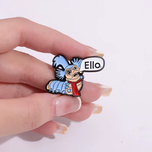 Cartoon Adventure Brooch Enamel Pin Labyrinth Ello Worm Movie Anime ...