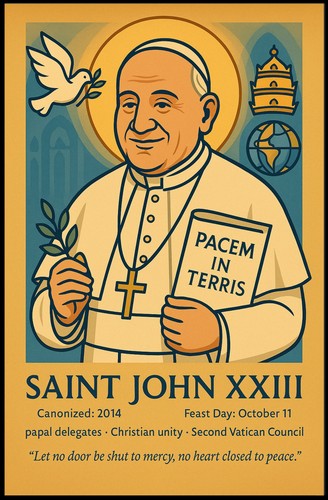 Saint John XXIII Religious Heritage Poster | eBay
