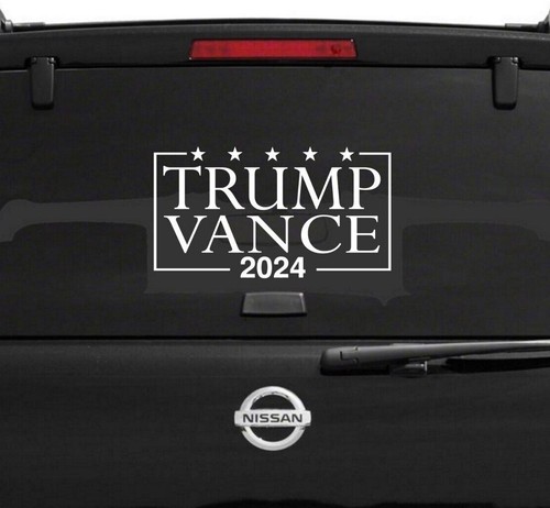 Trump Vance 2024 Bumper Sticker Window Decal MAGA Bumper Sticker | eBay