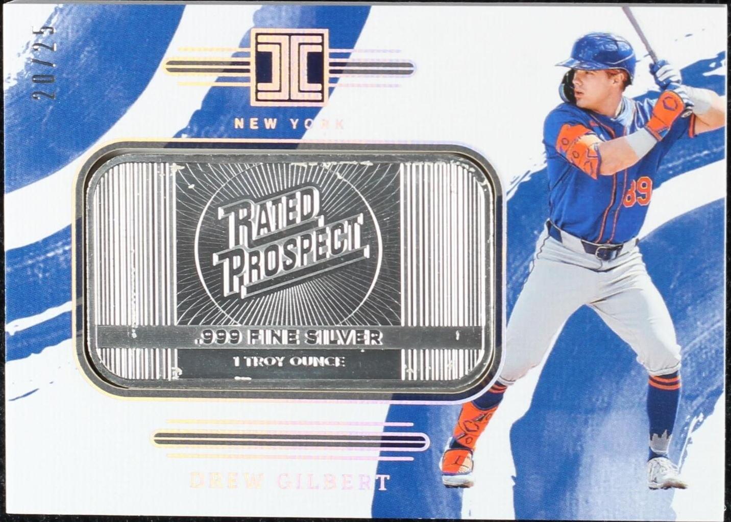 2024 Panini Impeccable - Prospects Logo Drew Gilbert #39 Silver /25 (RC ...