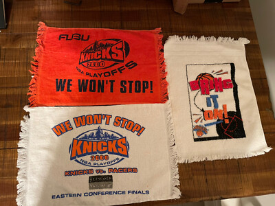 NY Knicks Go NY Go Rally Towel 00 playoffs rare NYC MSG | eBay