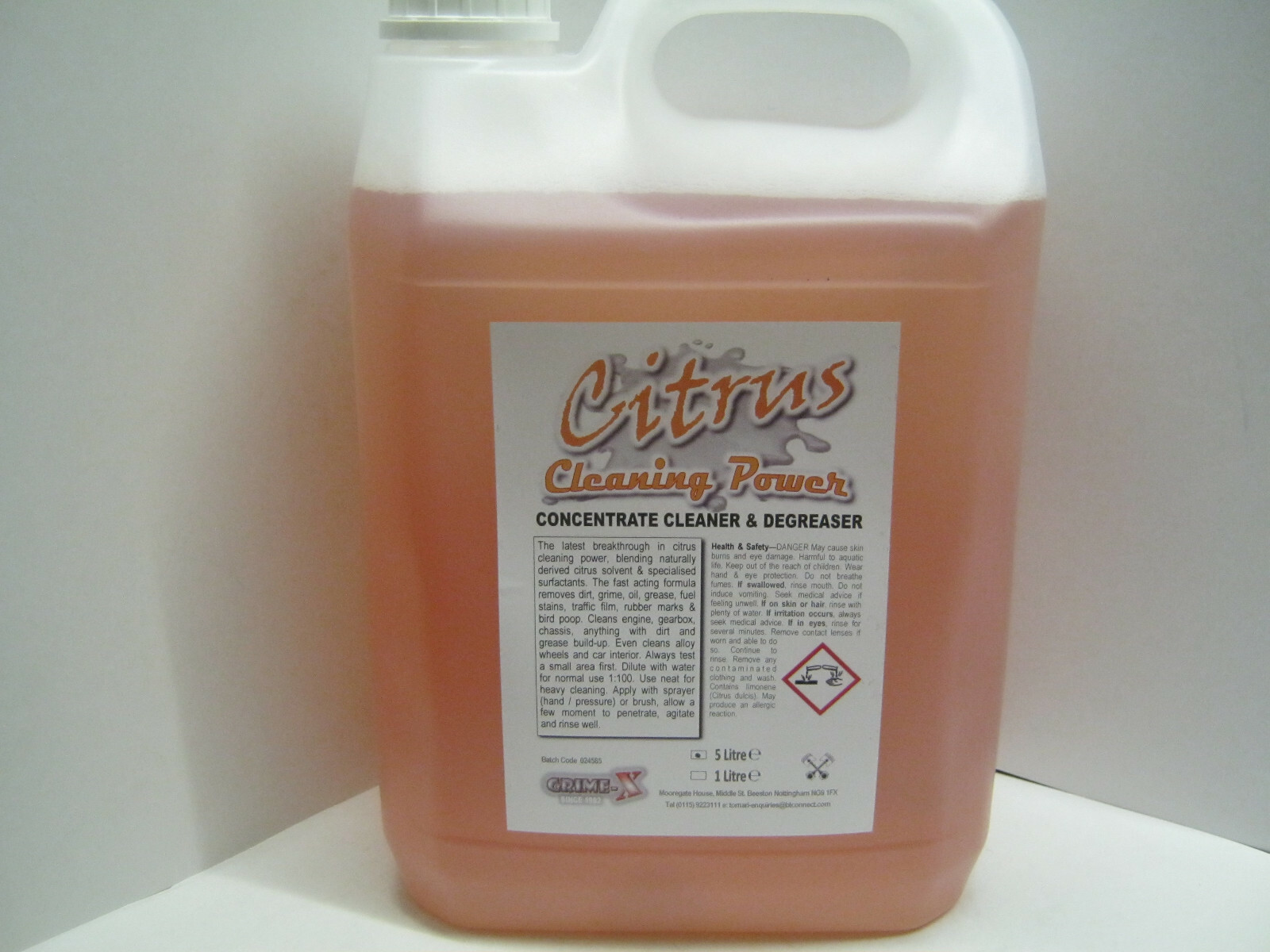 CITRUS Cleaning Power Engine Degreaser Concentrate & Parts Washer Fluid ...